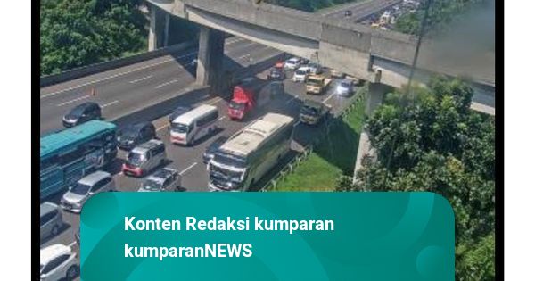 Tol Japek Arah Jakarta Macet Hingga 20 Km Akibat Contra Flow Siang Ini | kumparan.com